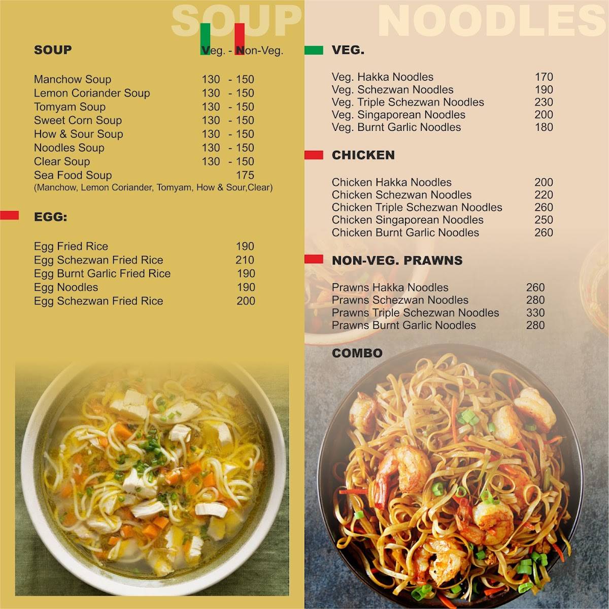 Menu at Eastern Wok, Mumbai
