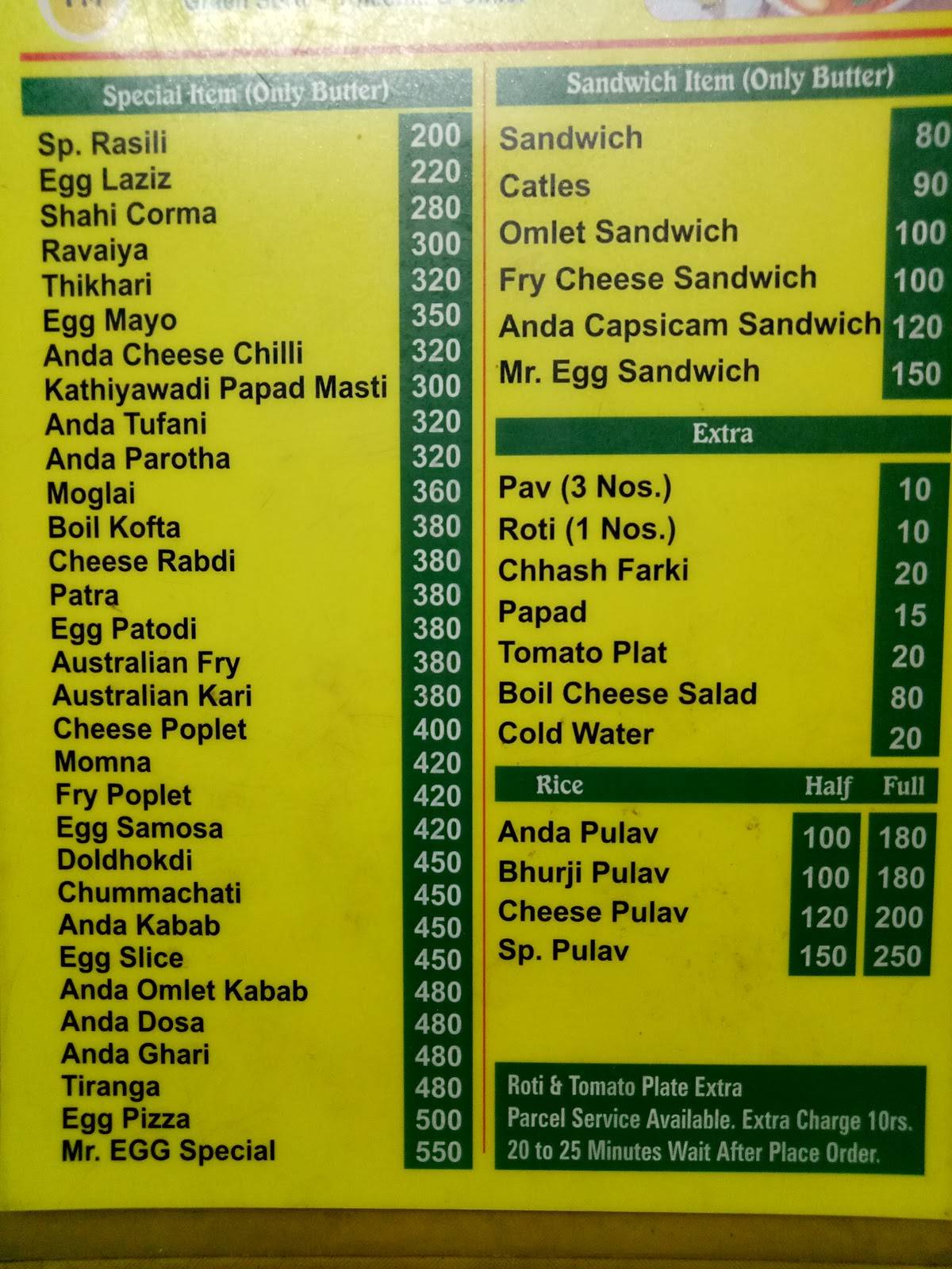 Menu at Egg House Best Egg Dishes in Ahmedabad, Ahmedabad, Rajpath ...