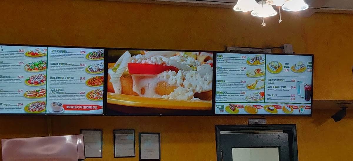 Menu at El Cometa restaurant, El Paso, Viscount Blvd