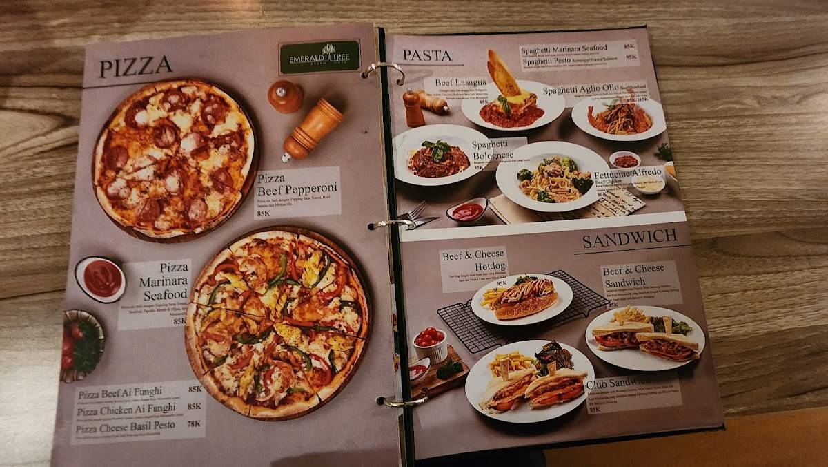 Menu at Emerald Tree Resto & Coffee Bar Alam Sutera, Tangerang