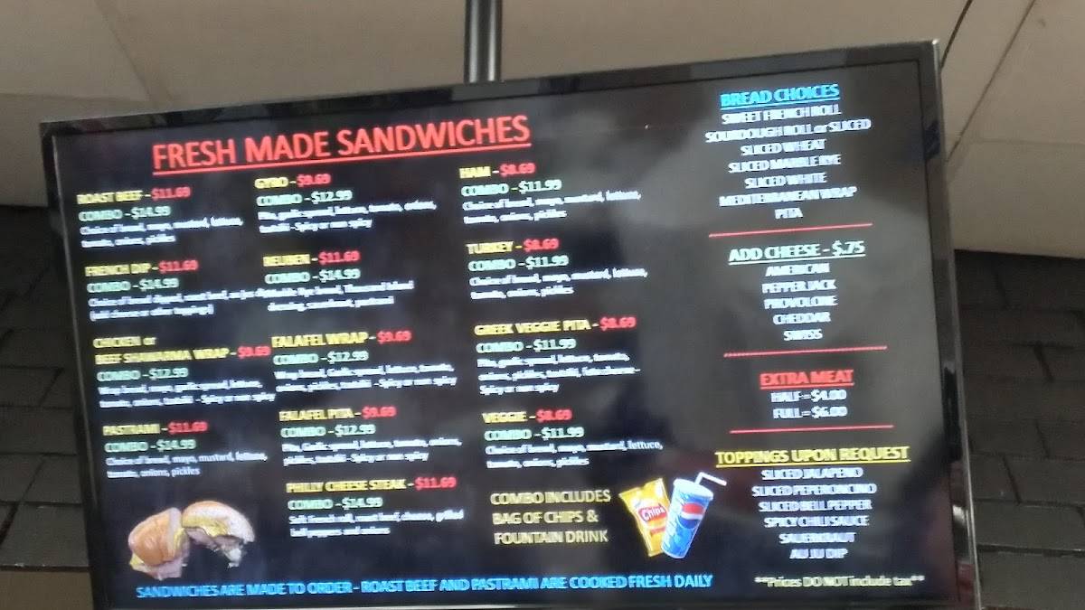 Menu at BIG H DELI restaurant, Fairfield