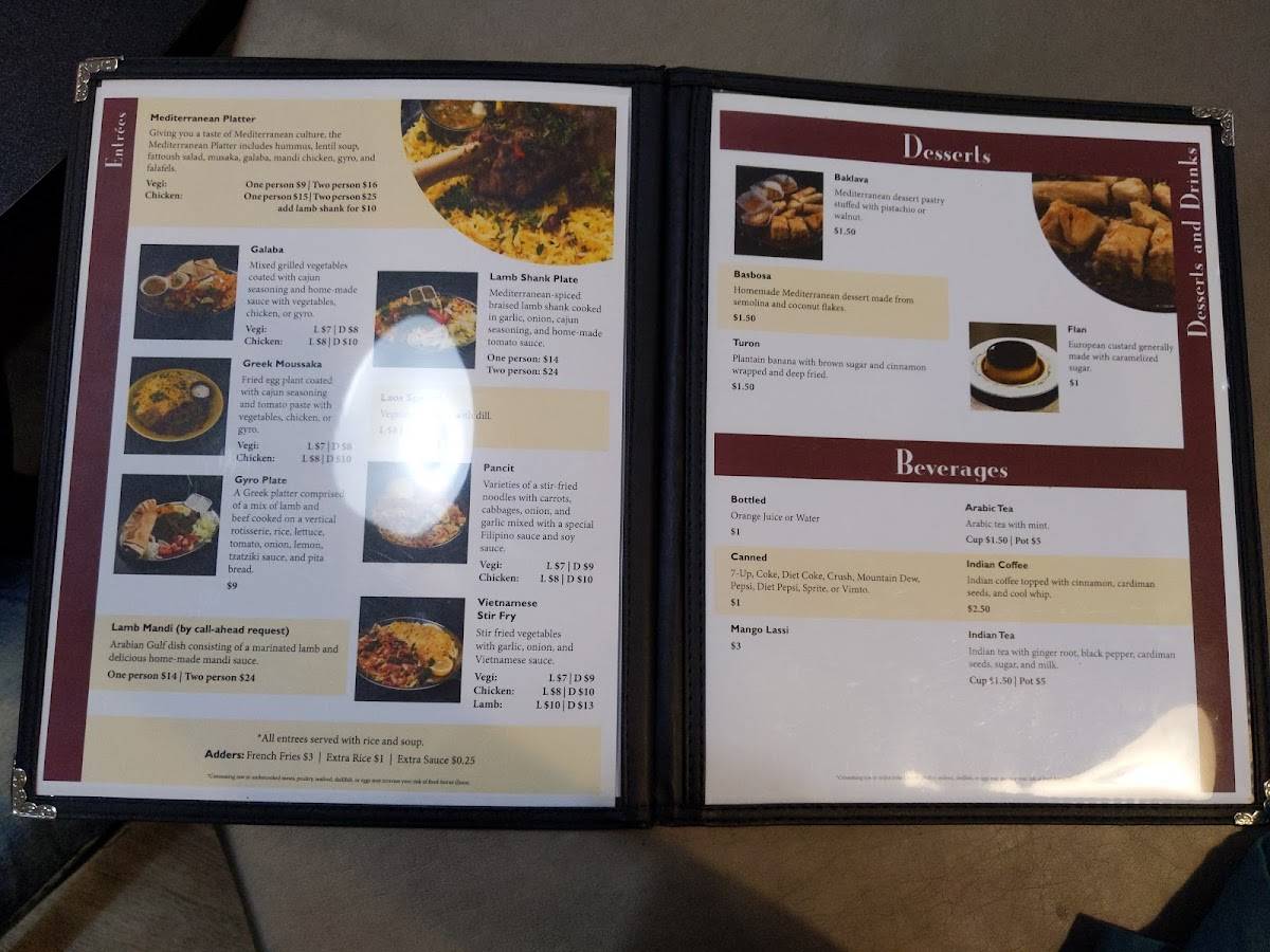 Menu at Circle of Friends Restaurant, Findlay, 125 W Sandusky St
