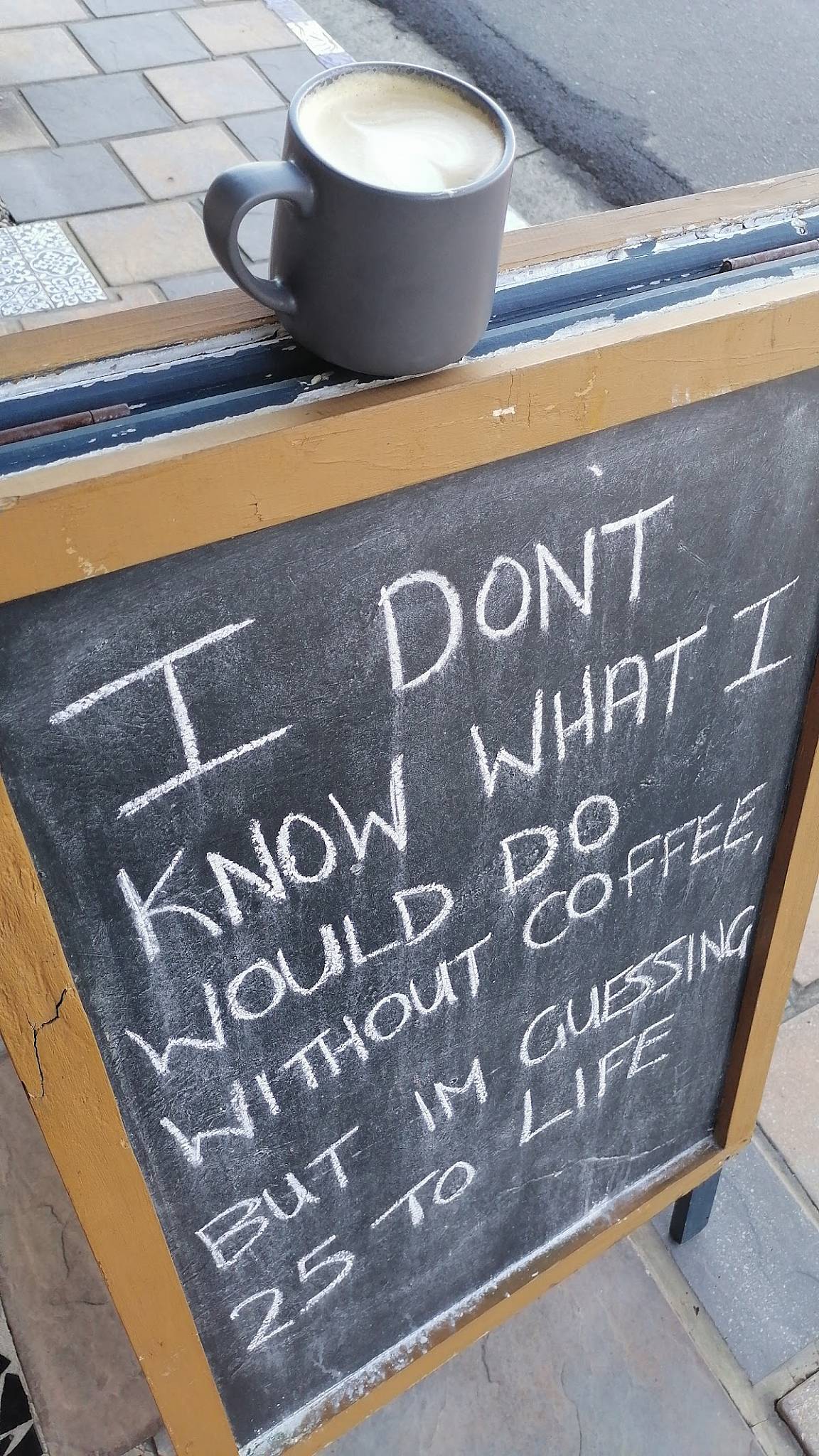 Carta del café Ginger & Co, East London