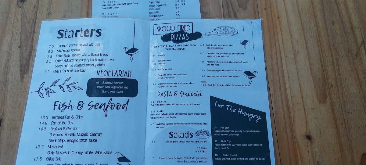 Menu at Coldstream Restaurant Graaff-Reinet, Graaff-Reinet