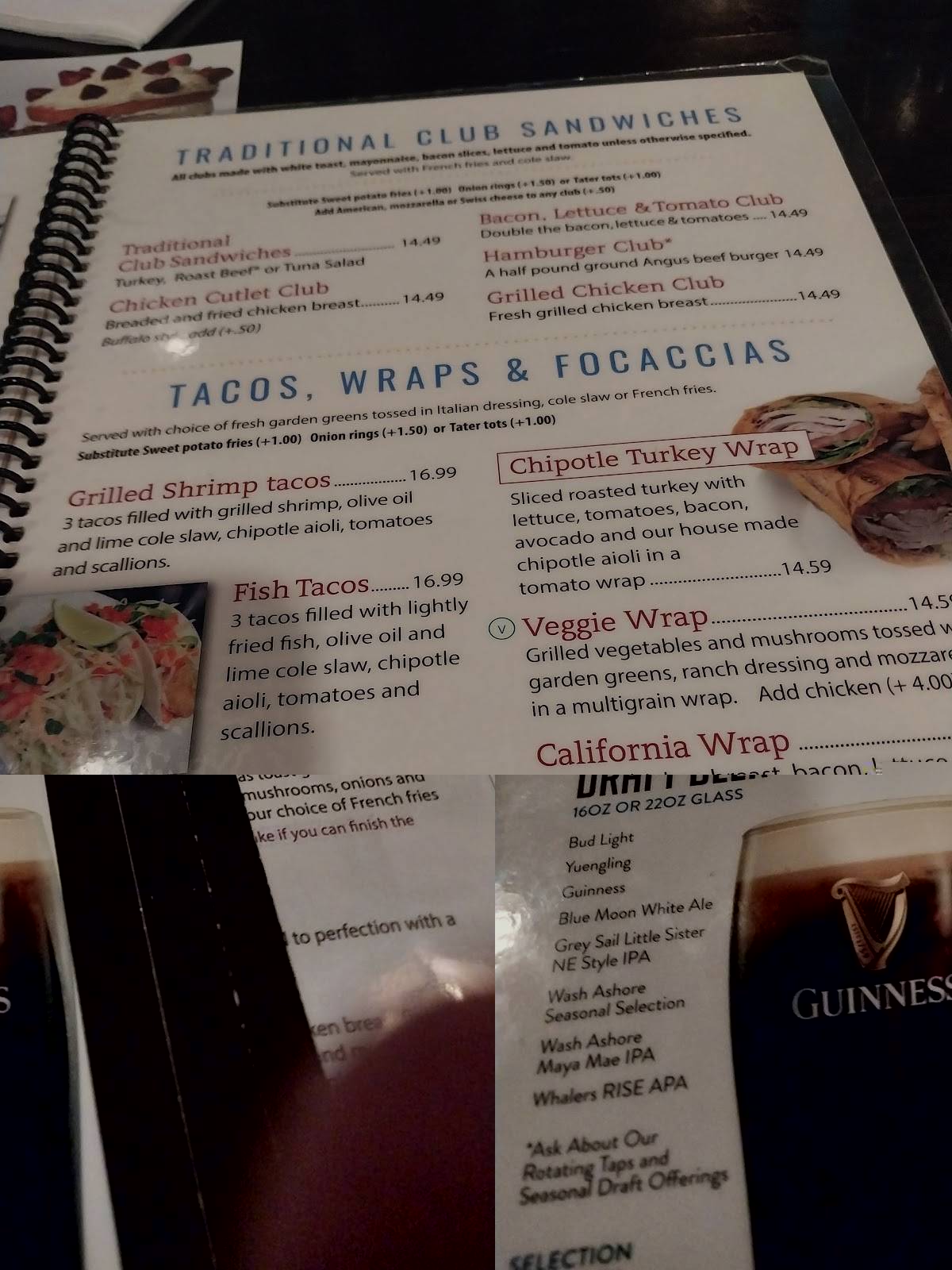 Menu at Gregg's - Providence pub & bar, Providence, N Main St