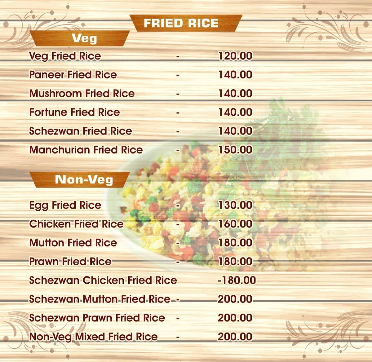 Menu at Guntur Gongura, Chennai, 293/a