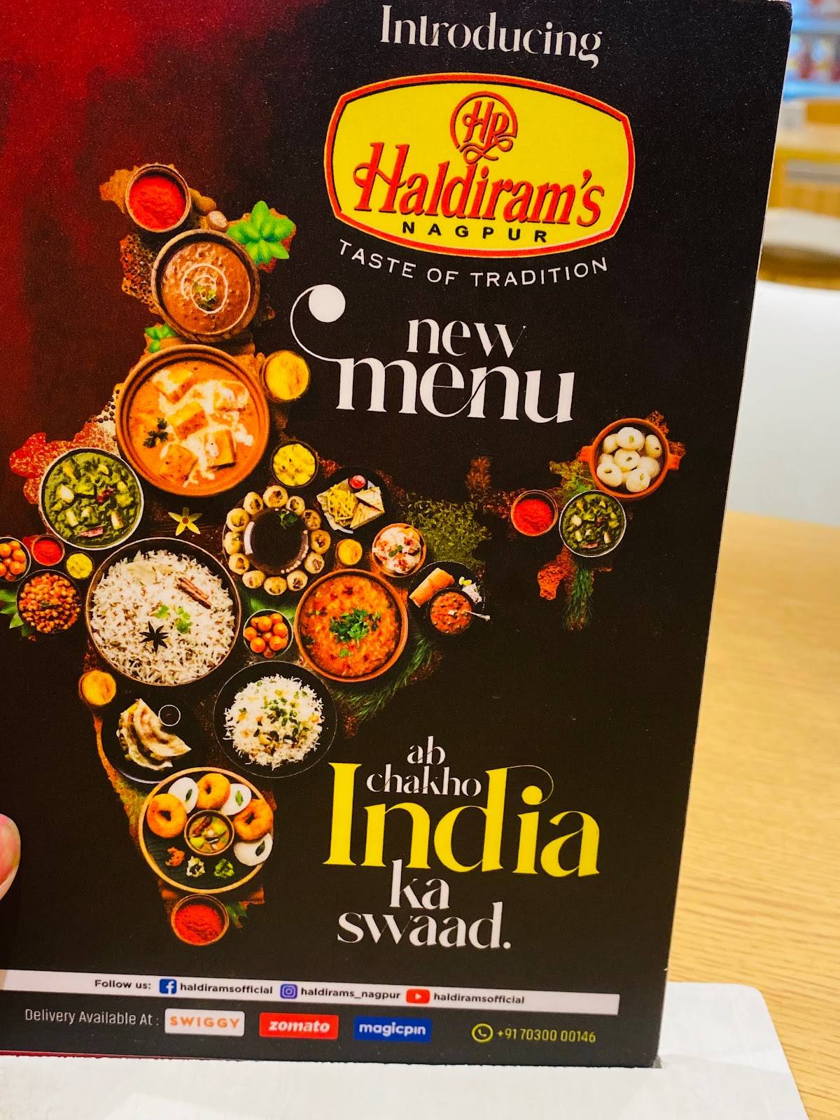 Menu at Haldiram's, Pune, Shop No.50