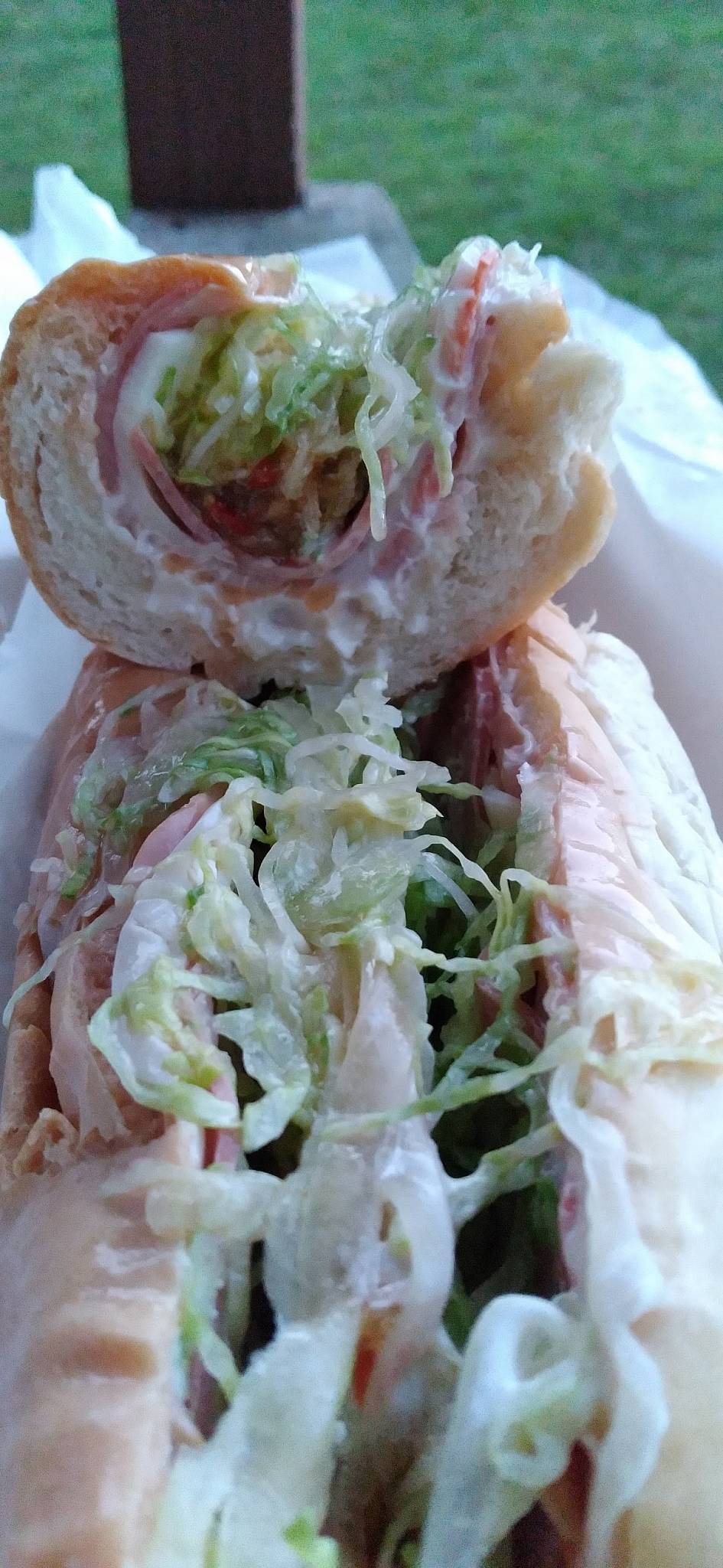 Menu at Halls Station Sub Shop restaurant, Muncy