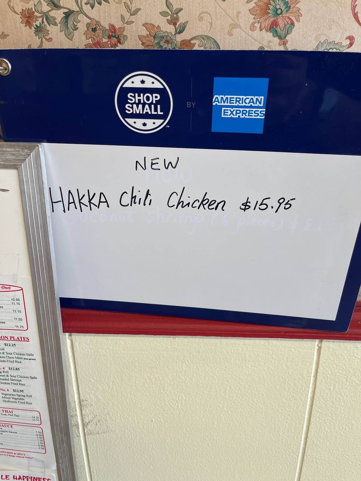 Menu at Double Happiness Restaurant, Acton