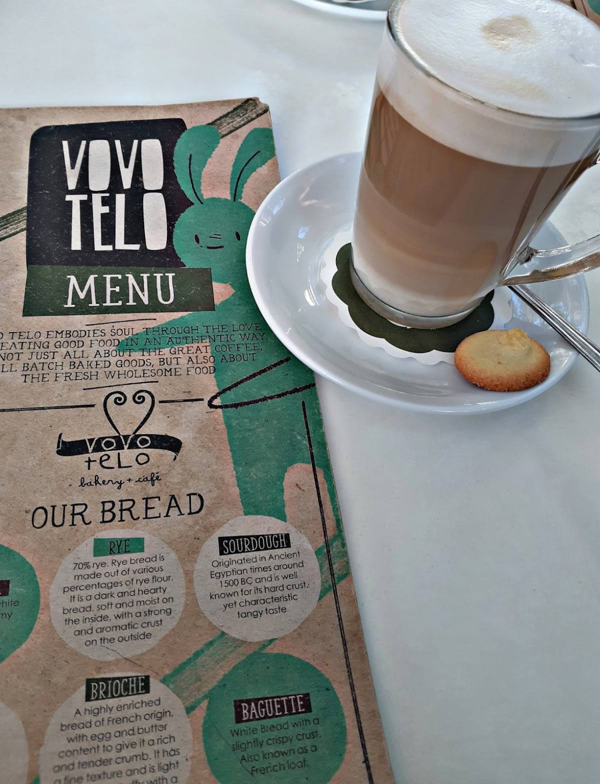 Menu at Vovo Telo Bakery & Café Hartbeespoort, Hartbeespoort