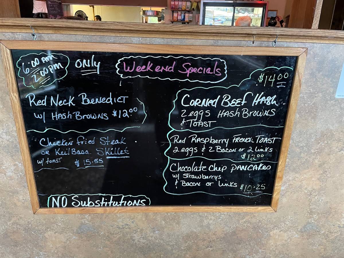 Menu at Fat Daves restaurant, Vancouver