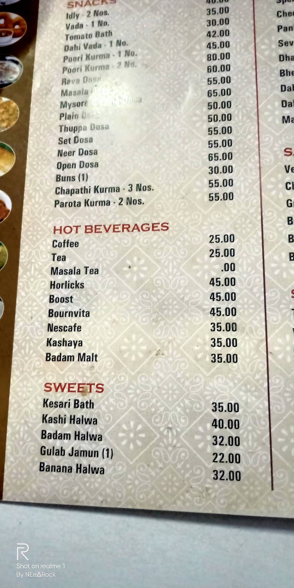 Menu at Hotel Janatha Deluxe Pathumudi Soudha, Mangaluru, Pathumudi Soudha