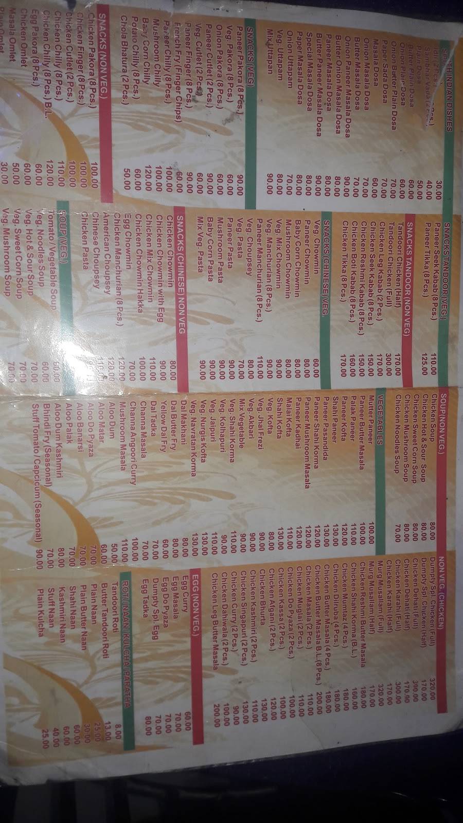 Menu at Humpty Dumpty Resto, Jharia