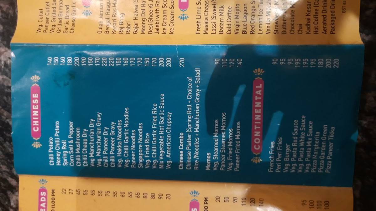 Menu at Indian Dhaba Company, Noida, CLUB