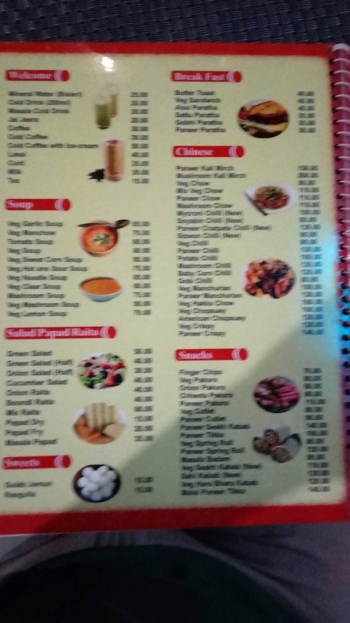 Menu at Jayaka Restaurant, Jhumri Telaiya