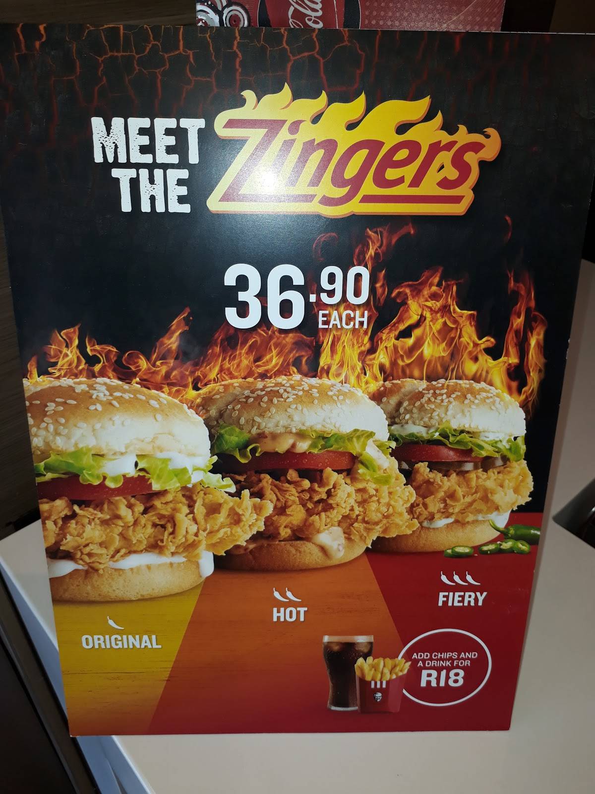 Menu at KFC Uitenhage 1 restaurant, Uitenhage, 23 Caledon St