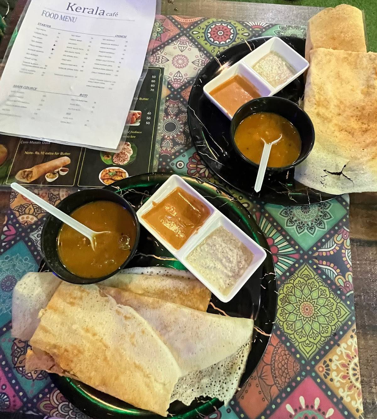 Menu at Kerala cafe, Patna, Gola Rd