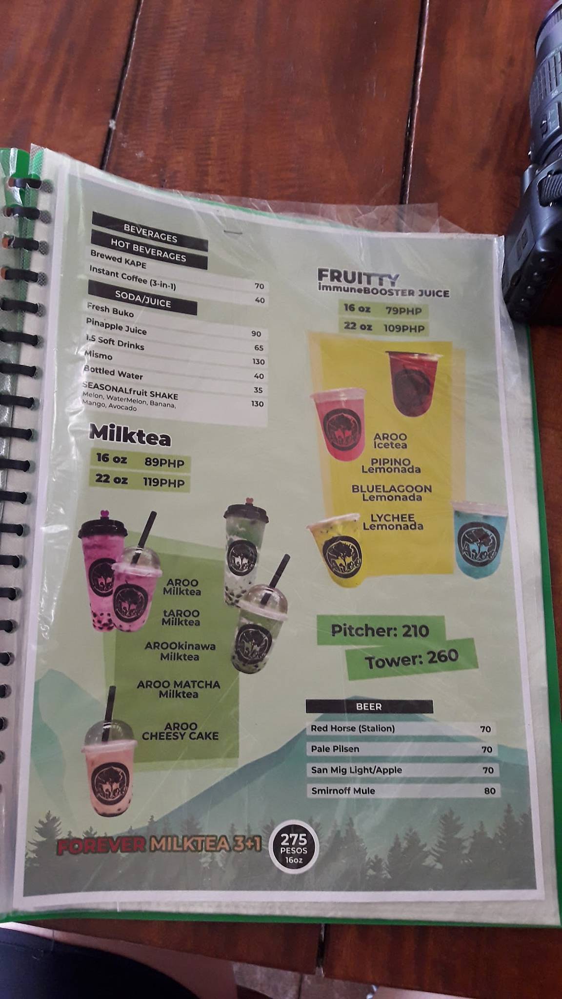 Menu at LAKAY AGO NATURE'S PARK restaurant, Agoo