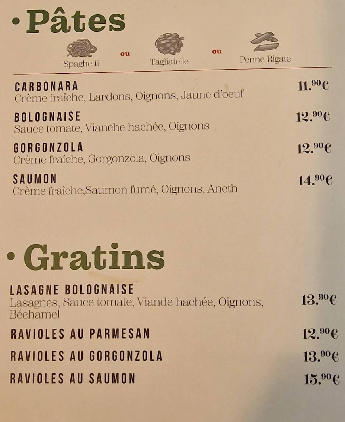 Carta de La Bocca Restaurante y Barra, Piura, Avenida Marcavelica Mz. B ...