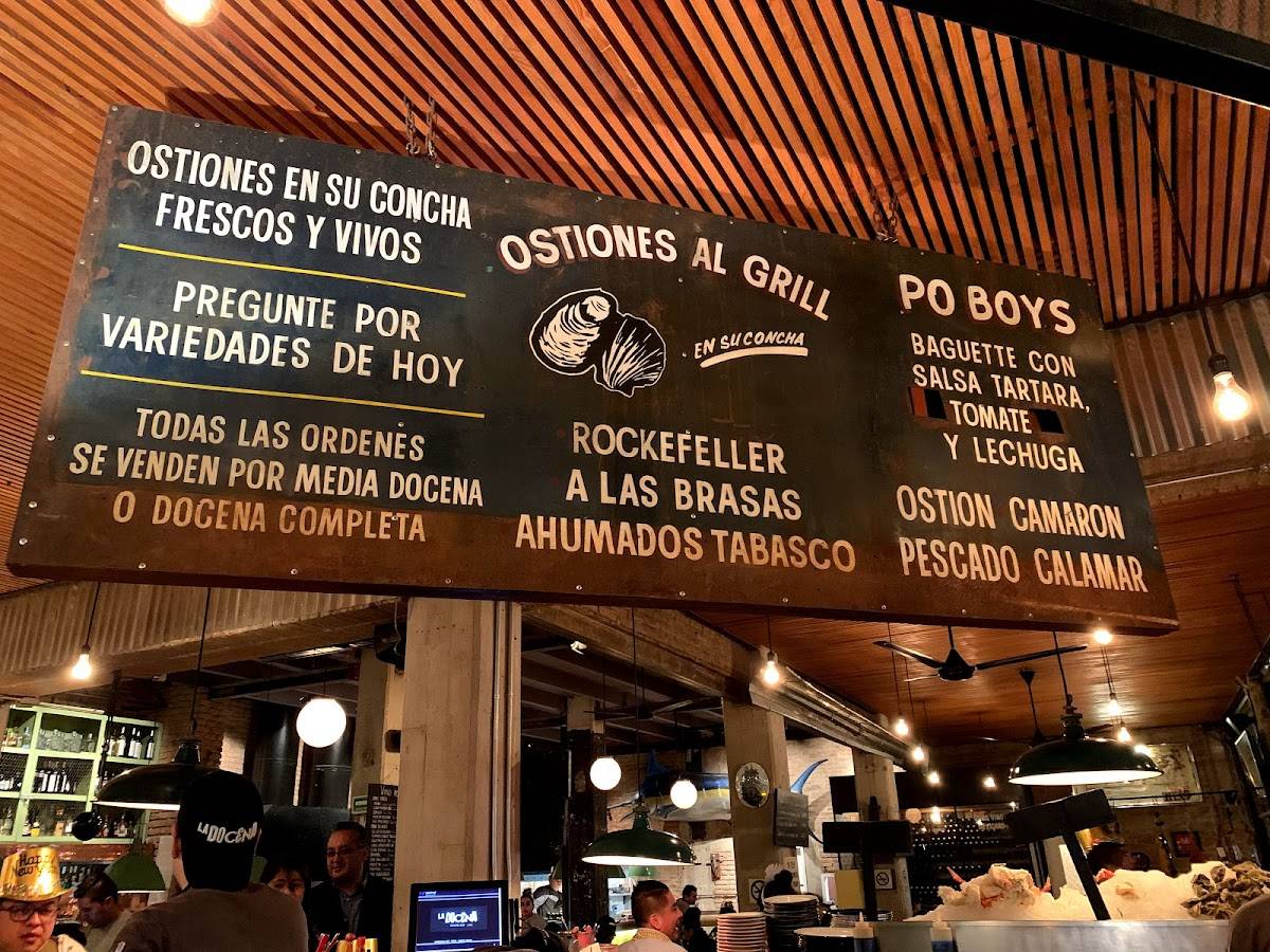 Carta del restaurante La Docena Roma, Ciudad López Mateos, Av. Álvaro ...