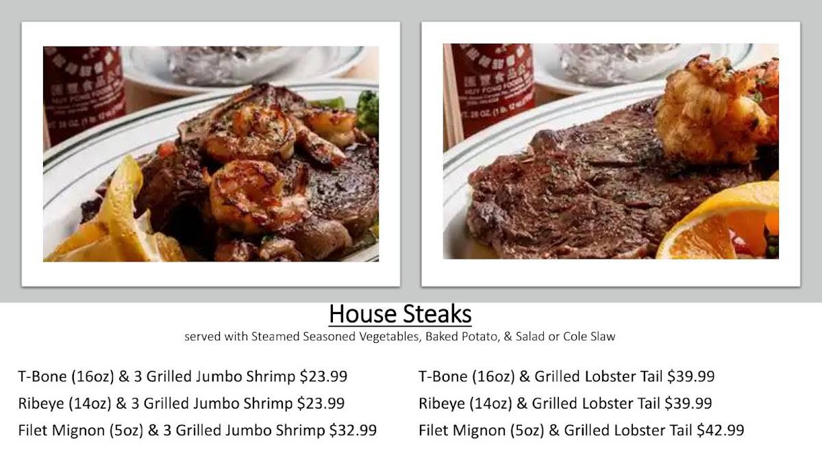 Menu at Lake Jackson Seafood restaurant, Lake Jackson, 466 Plantation Dr