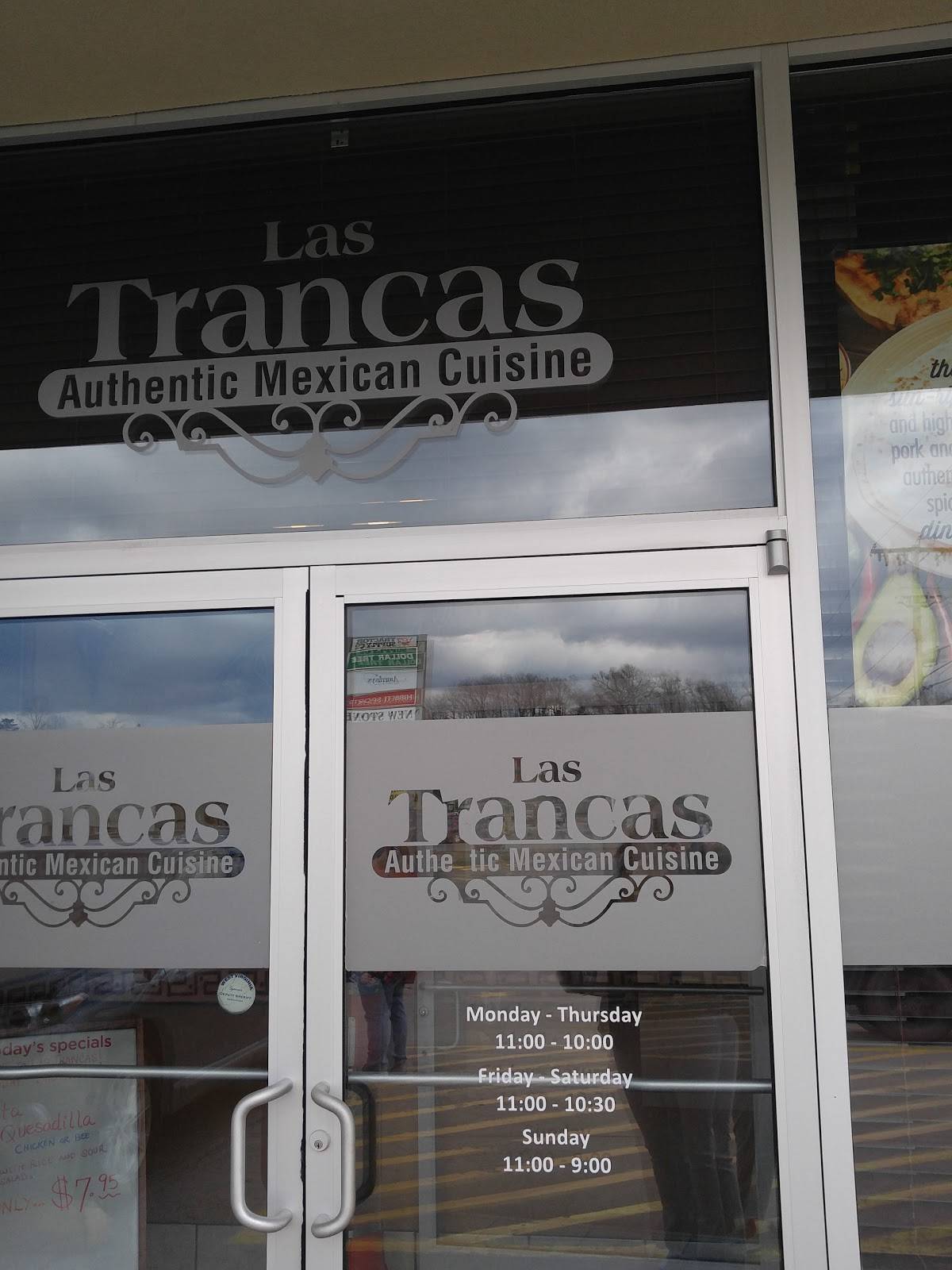 Menu at Las Trancas Mexican Restaurant - Ripley, Ripley, 157 McGraw St