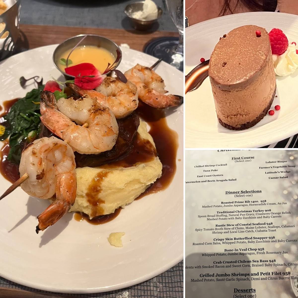 Menu at Latitudes Restaurant, Highland Beach, S Ocean Blvd
