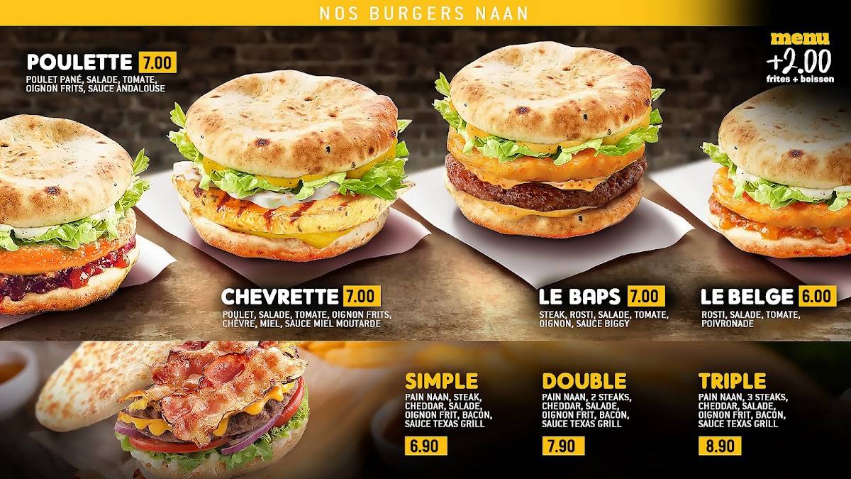 Menu au Le Cheese Nan restaurant, Grenoble, 1 Bd Clemenceau