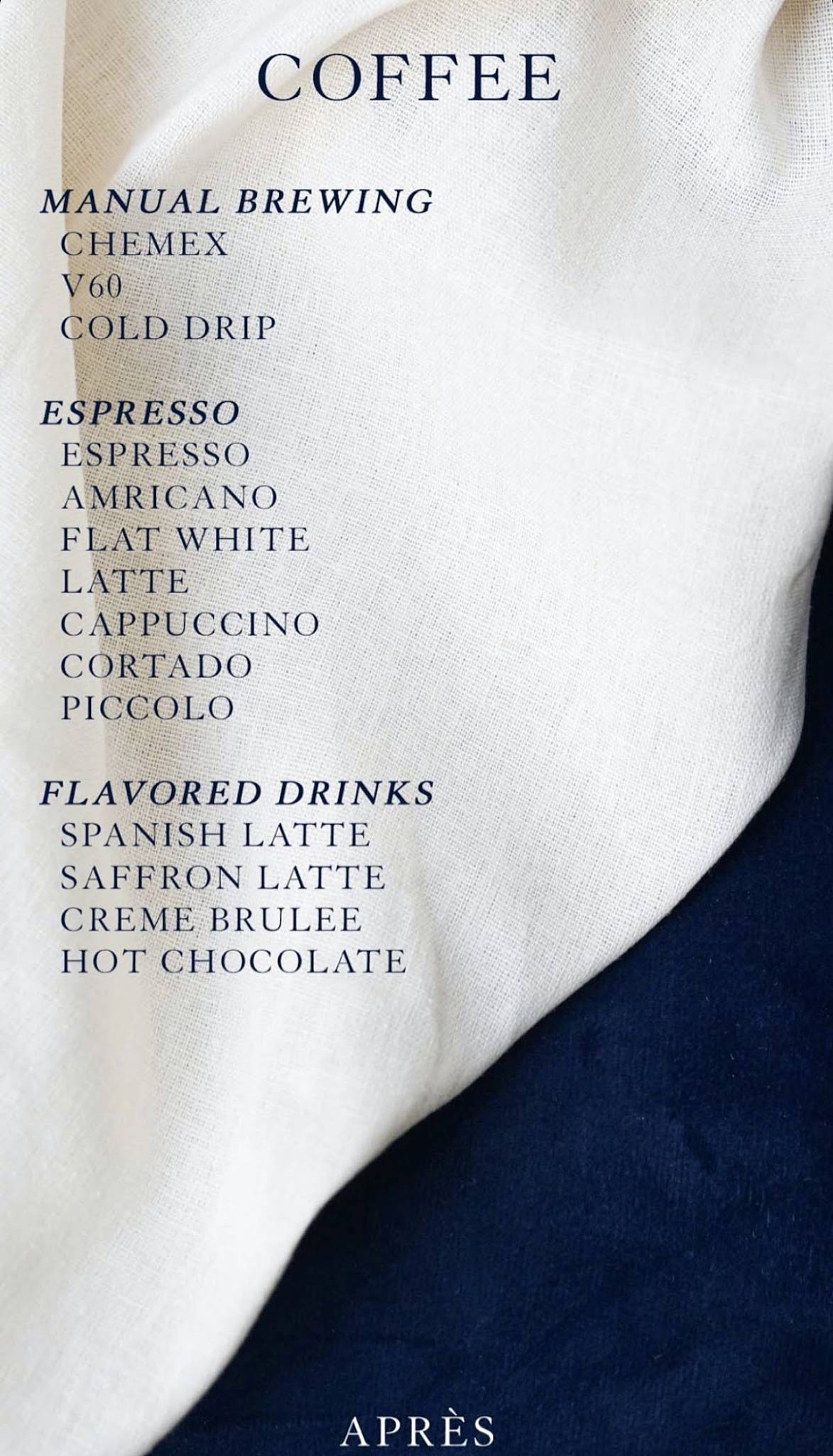 Menu at Le Pré cafe, Al Ain