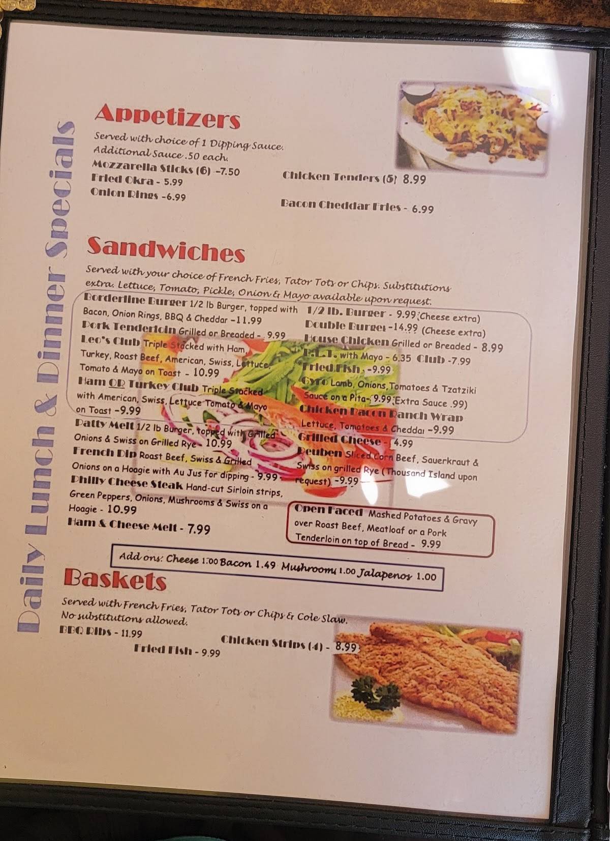 Menu at Leo's French Toast House restaurant, Alva