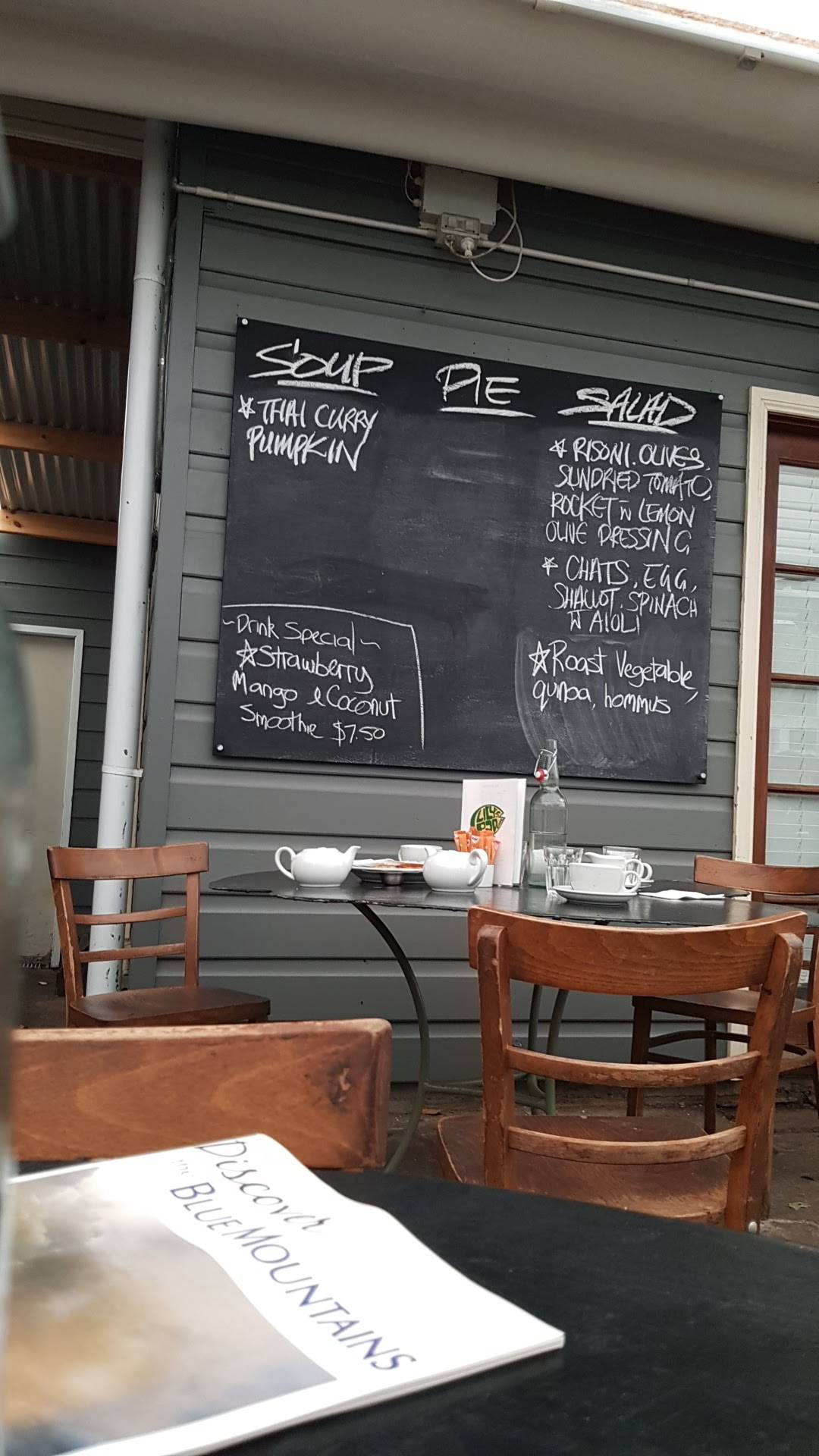 Menu at Lily's Pad Cafe, Leura