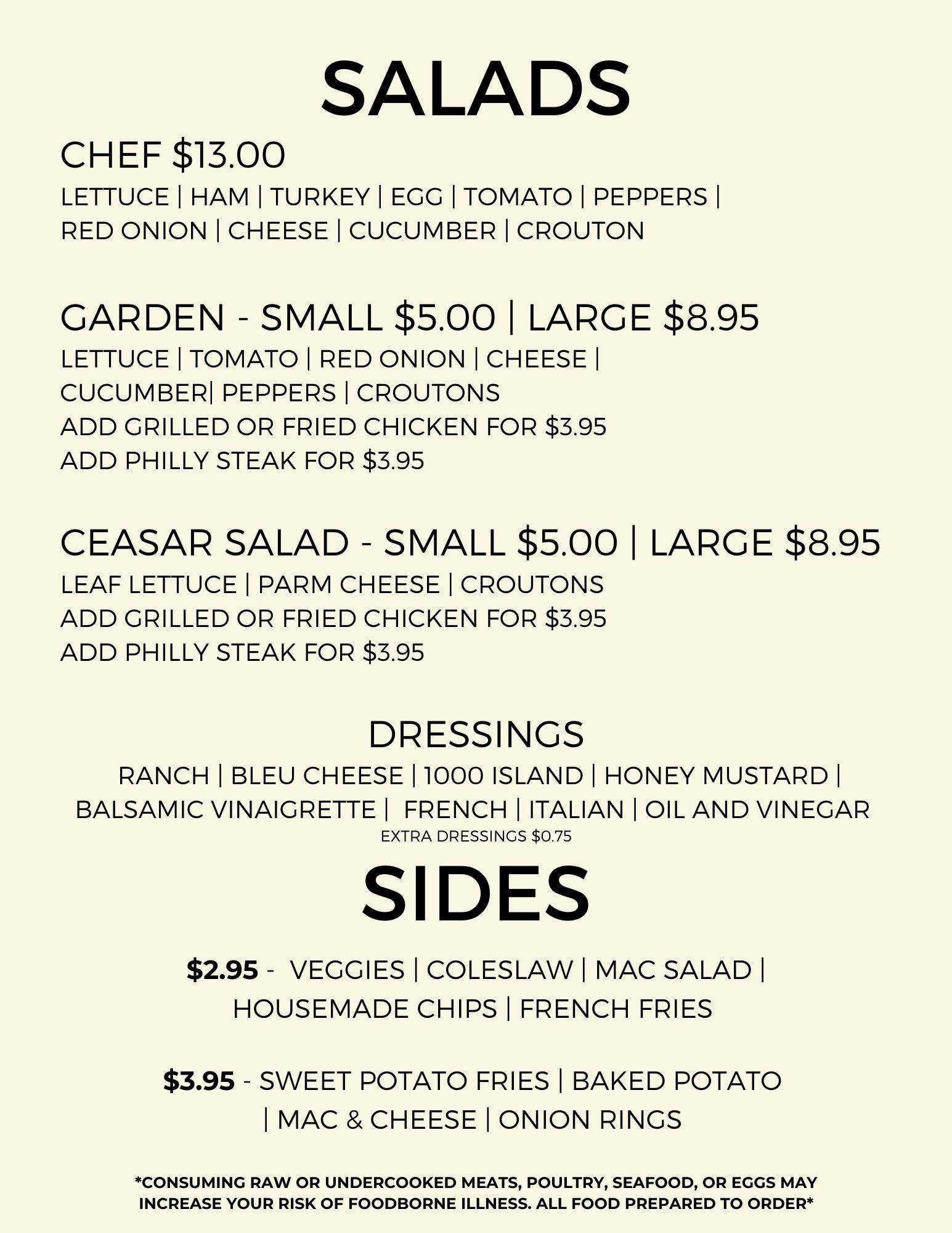 Menu at Magnum Point Marina & Restaurant, Union Hall