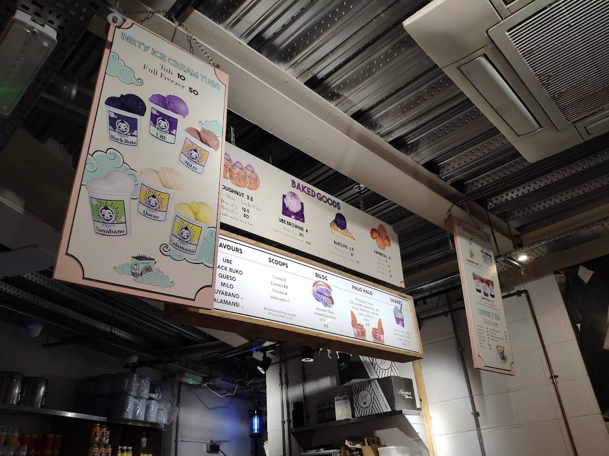 Menu at Mamasons Dirty Ice Cream (Chinatown London) desserts, London ...