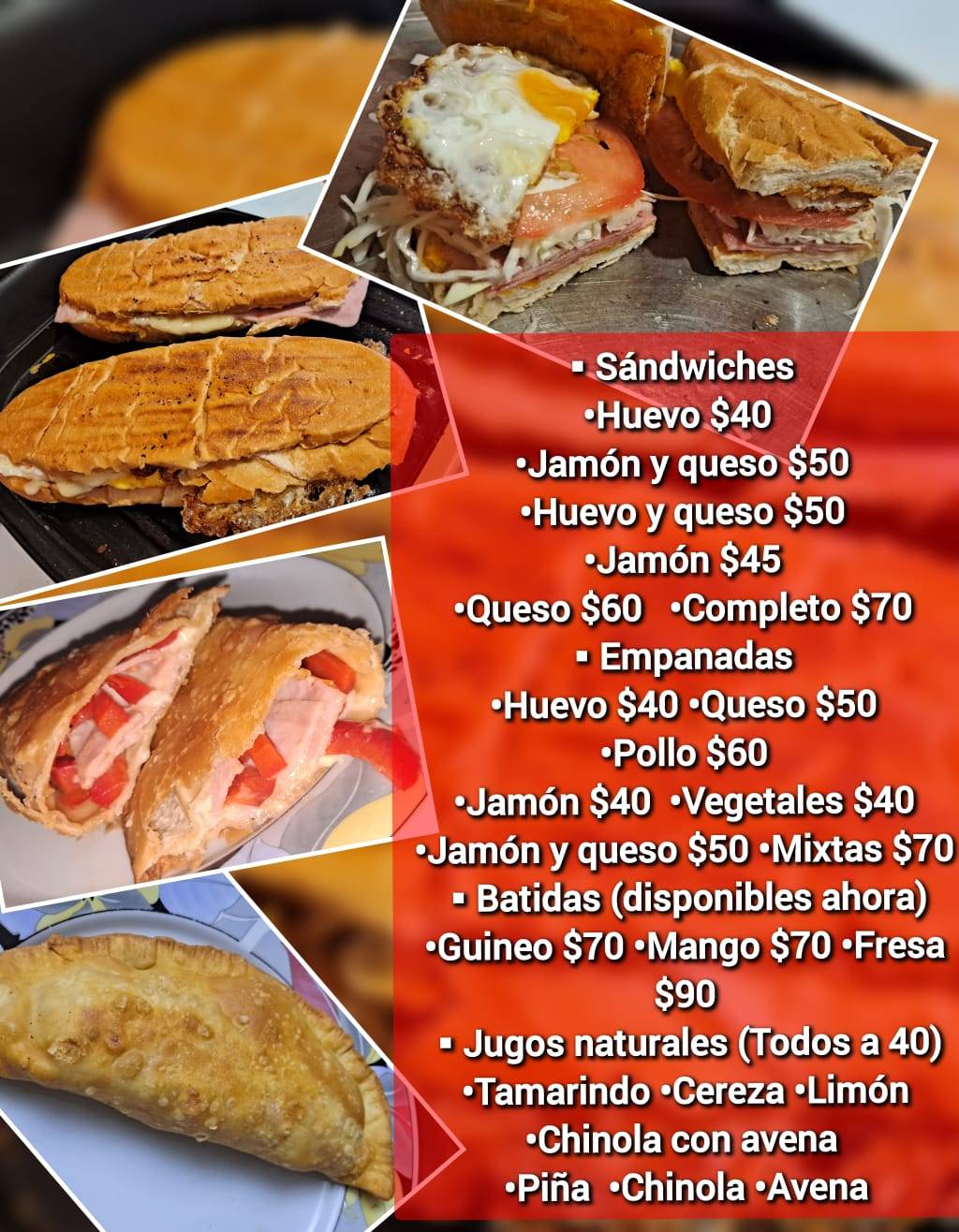 Menu at Mi esencia Restaurant, Santo Domingo Este