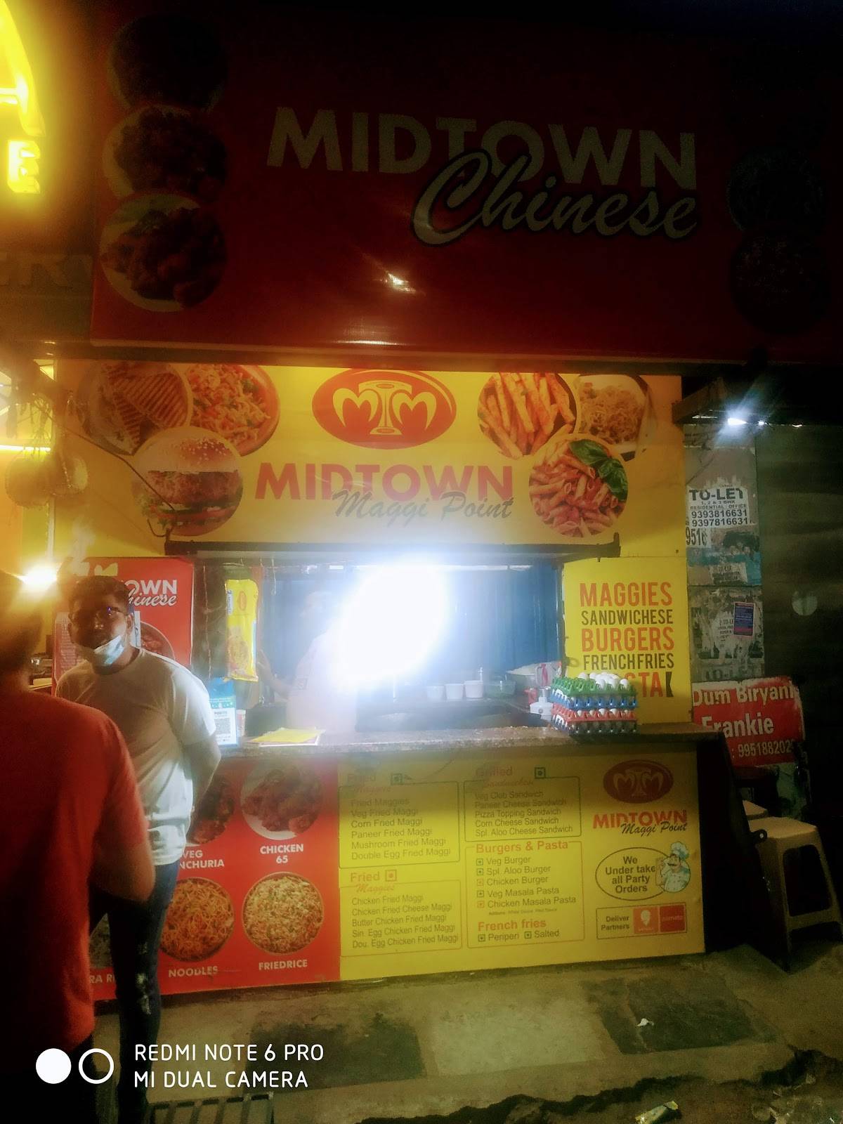 Menu at Mid town Chinese, Hyderabad