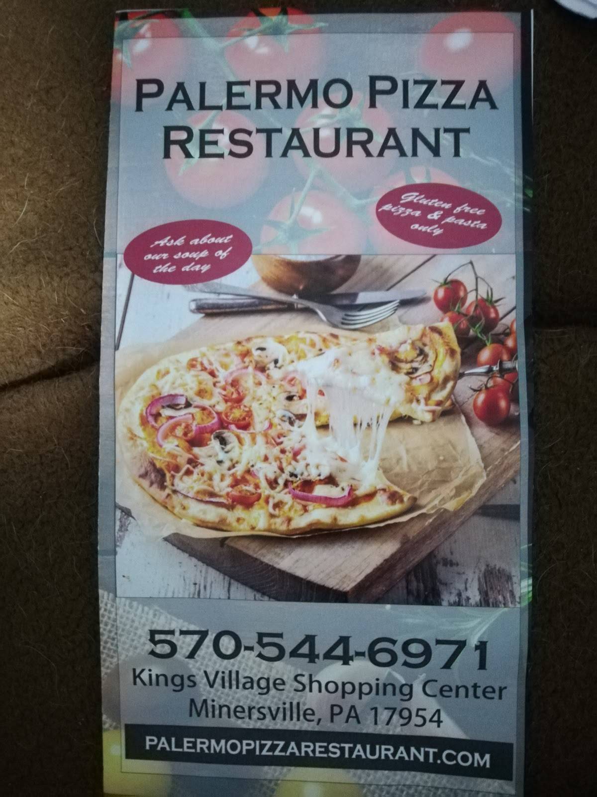 Menu at Palermo Pizza and Restaurant, Minersville