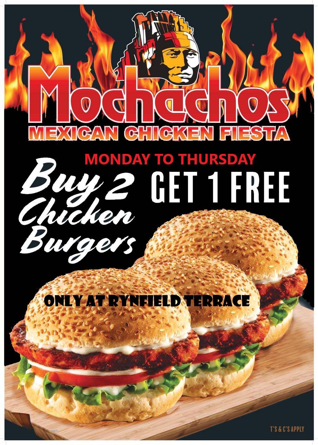 Menu at Mochachos Rynfield restaurant, Benoni