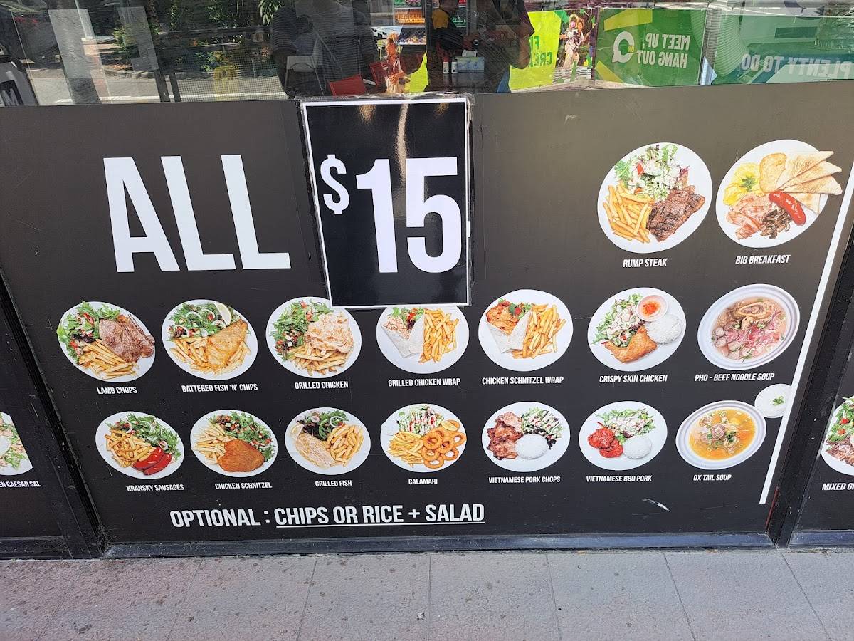 Menu at Mr B Eatery restaurant, Campbelltown