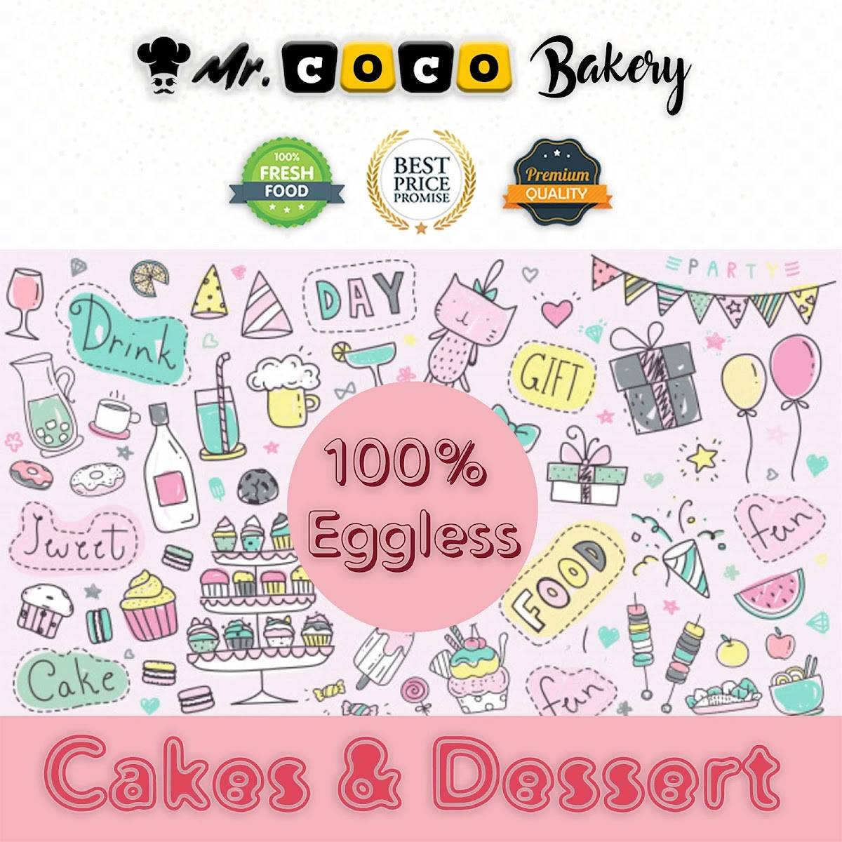 Menu at Mr. COCO Bakery, Rampur Road, Haldwani, Haldwani, Rampur Rd