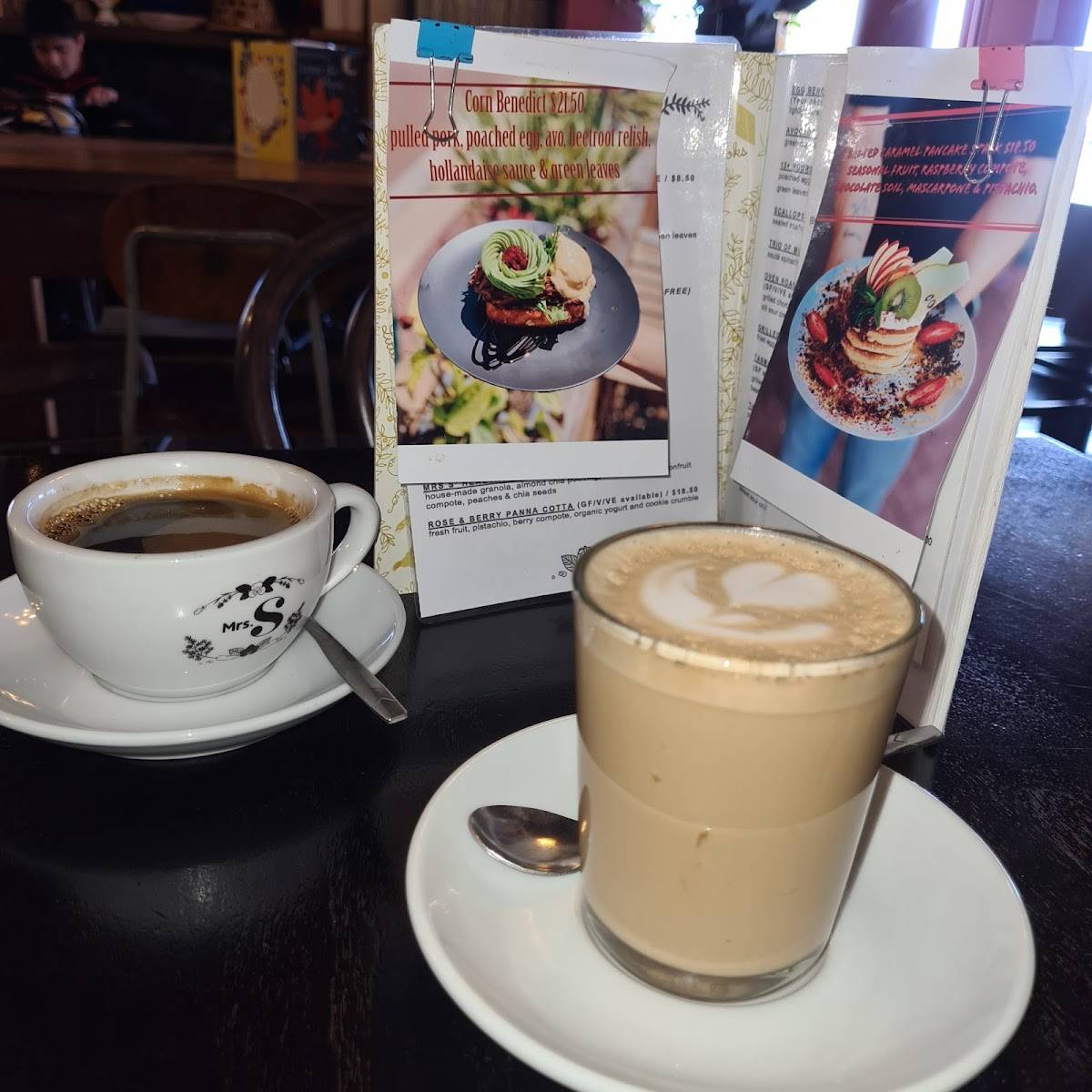 Menu at Mrs. S Café restaurant, Maylands, 178 Whatley Cres