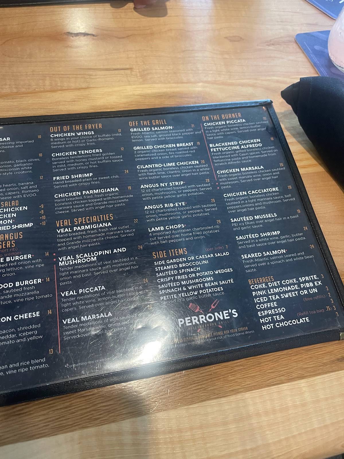 Menu at Neighborhood Grill restaurant, Murphy