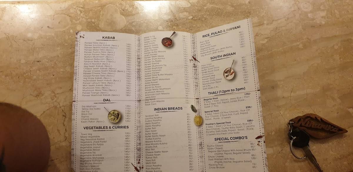 Menu at New Frontier Bakery, Hazaribagh