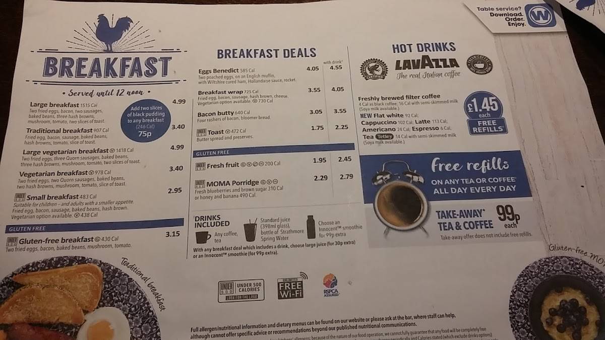 Menu at The Man in the Moon pub & bar, Newport