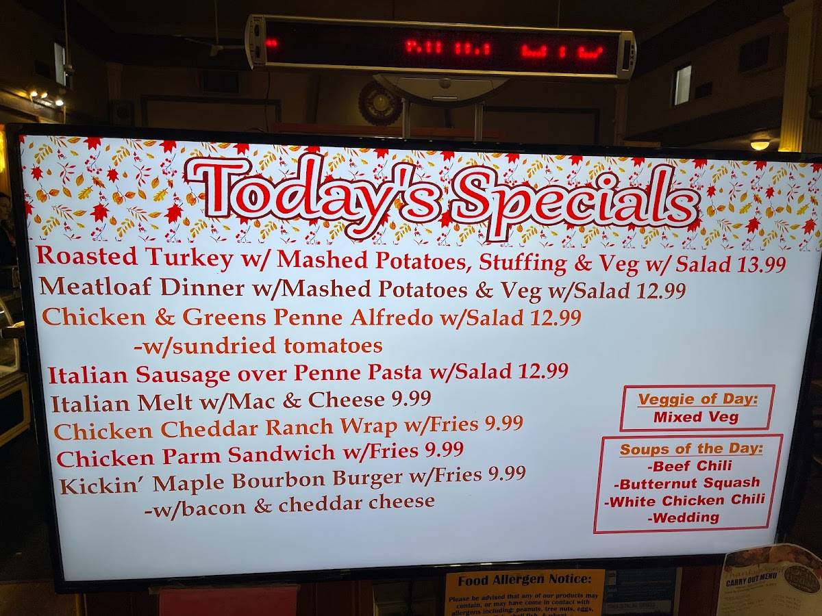 Menu at The Mocha House - Warren restaurant, Warren