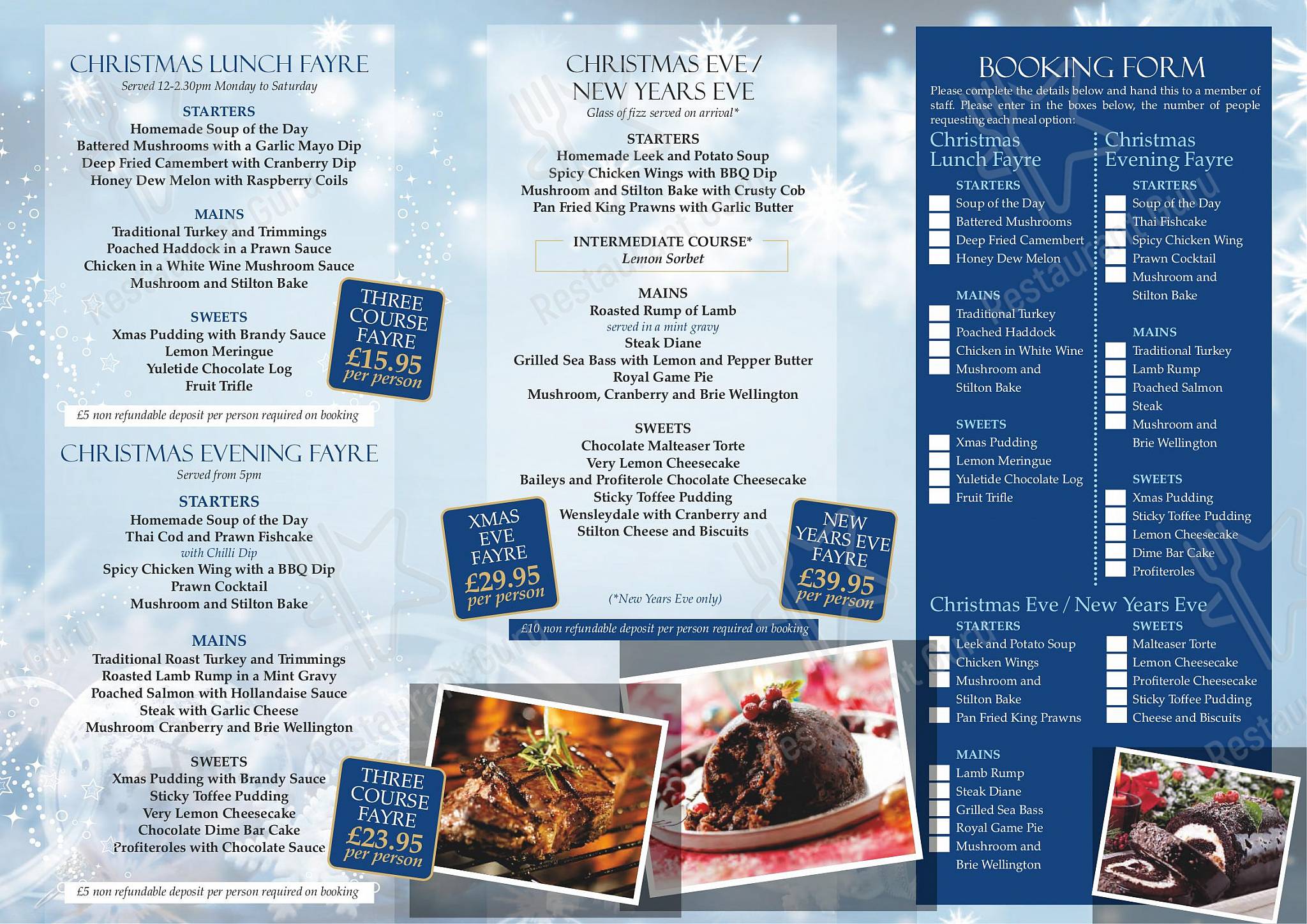 Menu at Peels Arms Hotel pub & bar, Glossop
