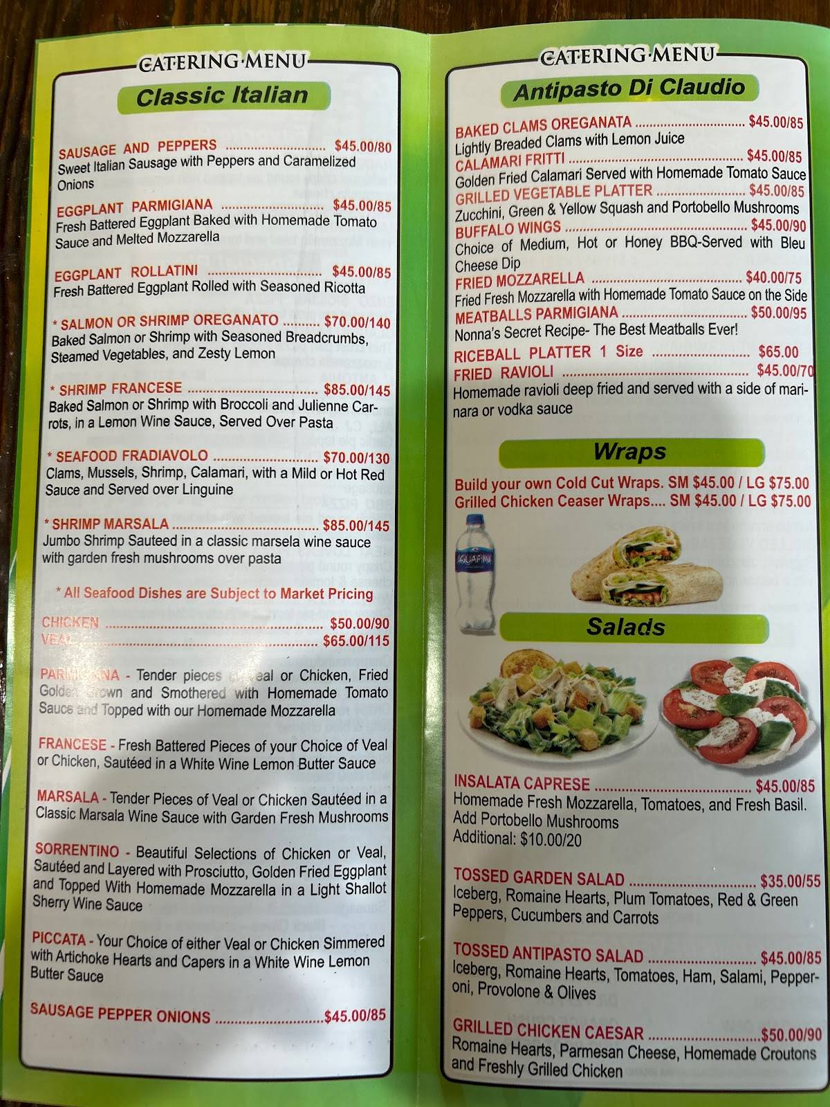 Menu at Il Limone Restaurant Pizzeria, Liverpool