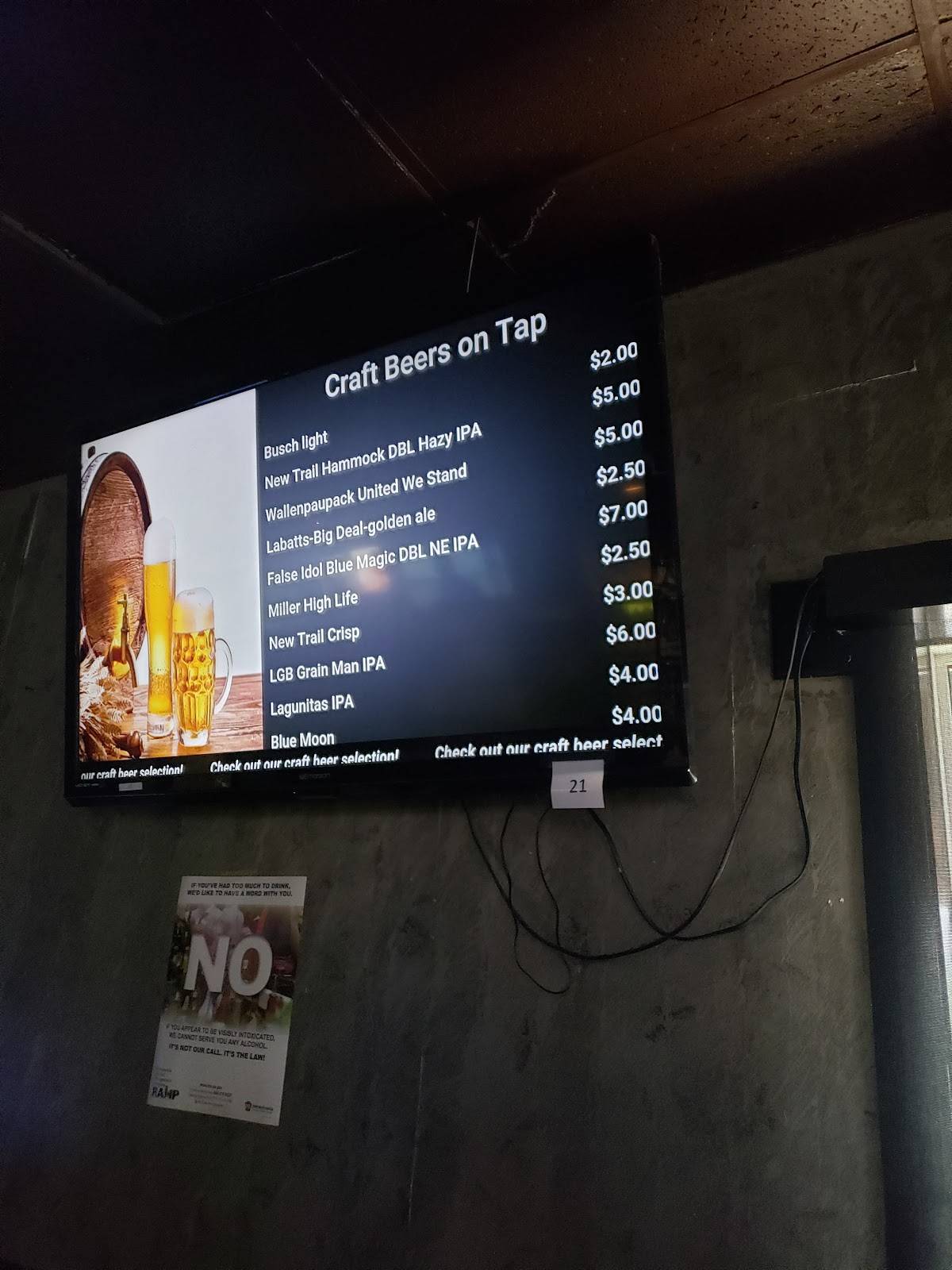 Menu at Penalty Box pub & bar, Scranton