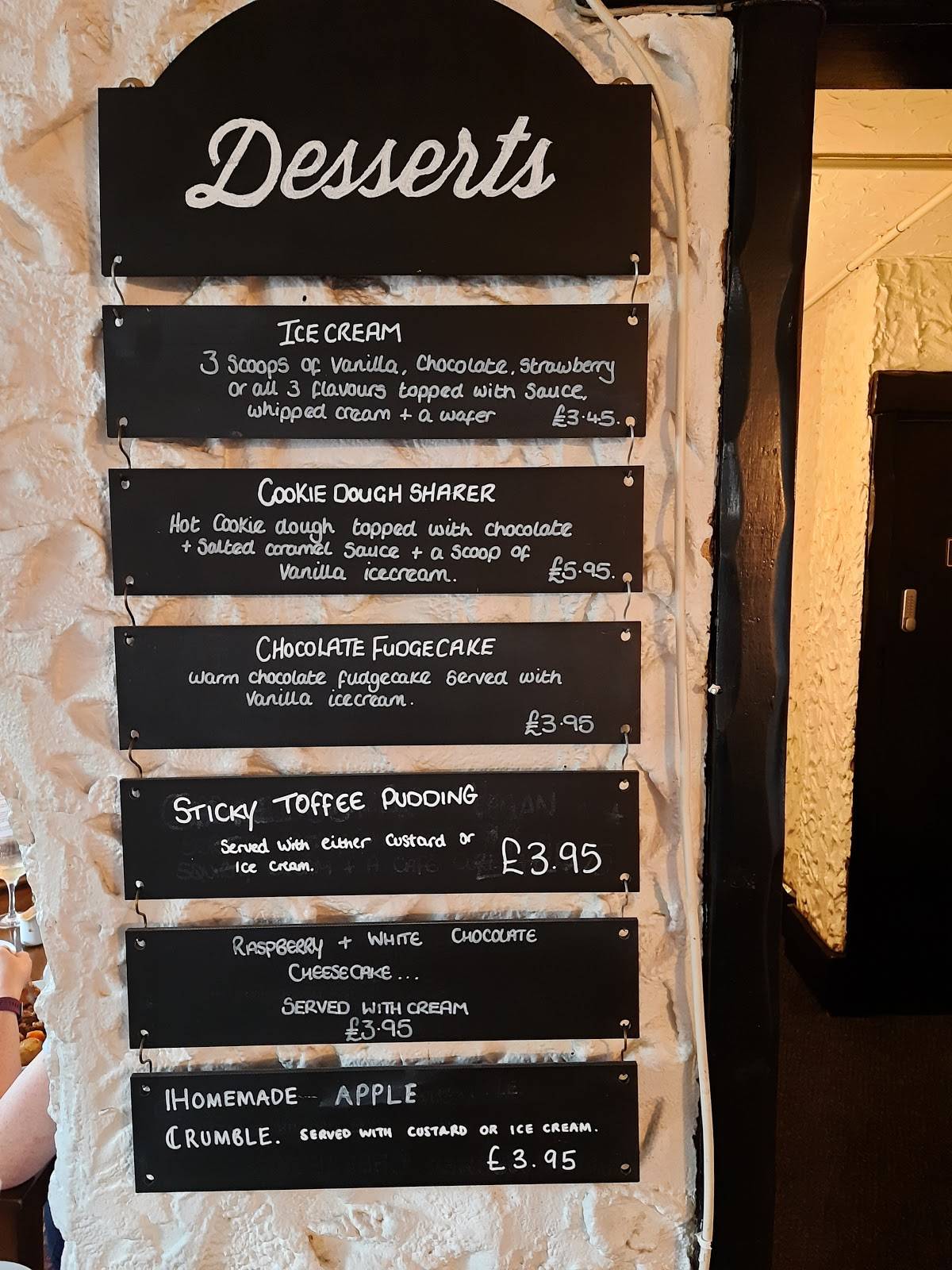 Menu at The Dacre Arms pub & bar, Brandesburton