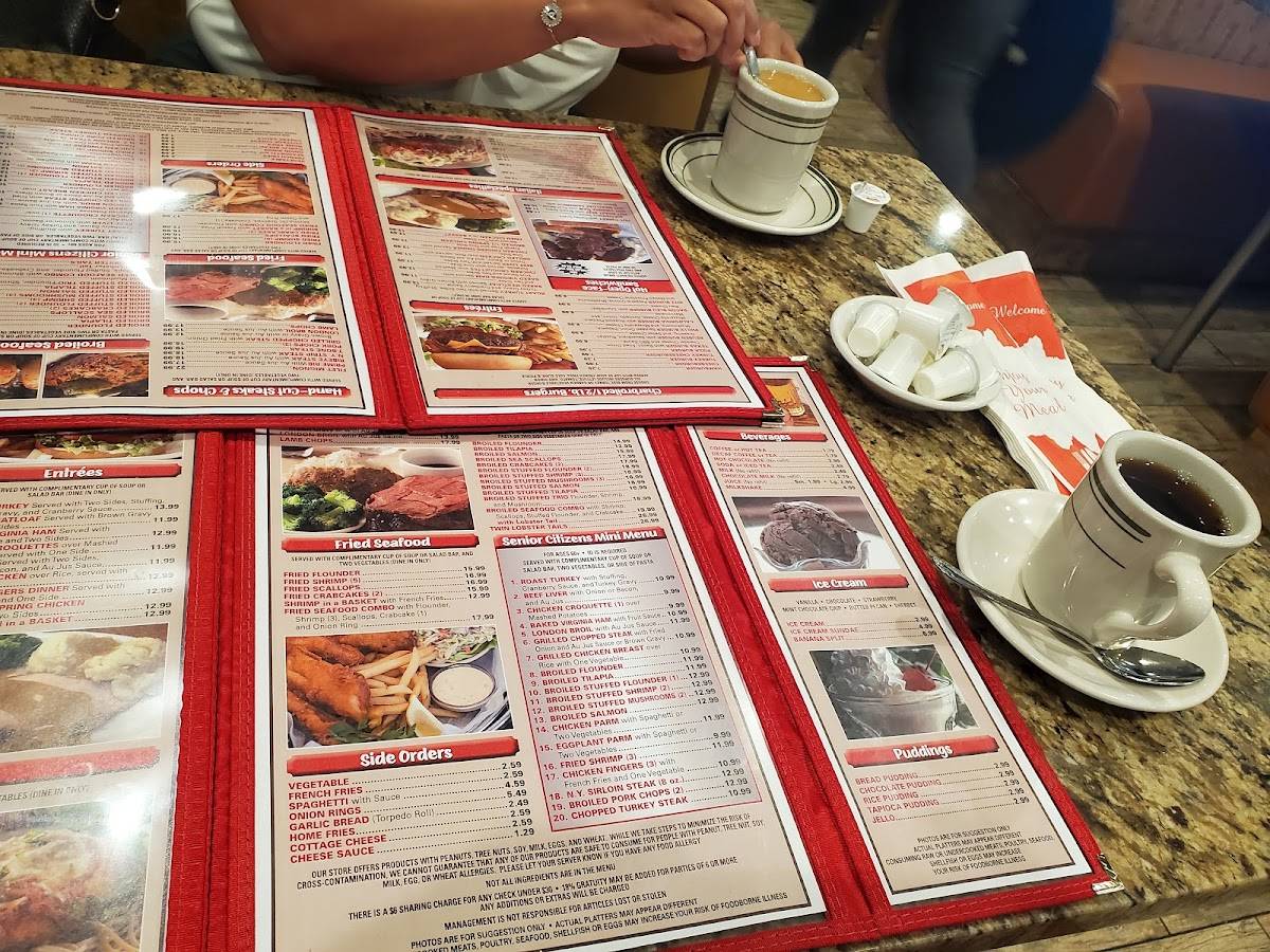 Menu at RITZ Diner restaurant, Philadelphia