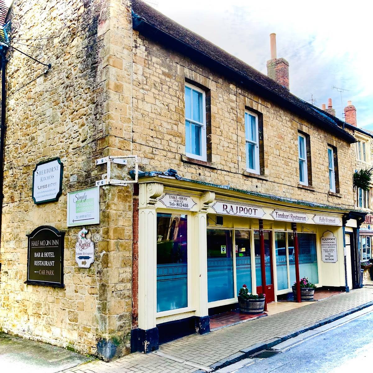 Menu at Rajpoot restaurant, Sherborne